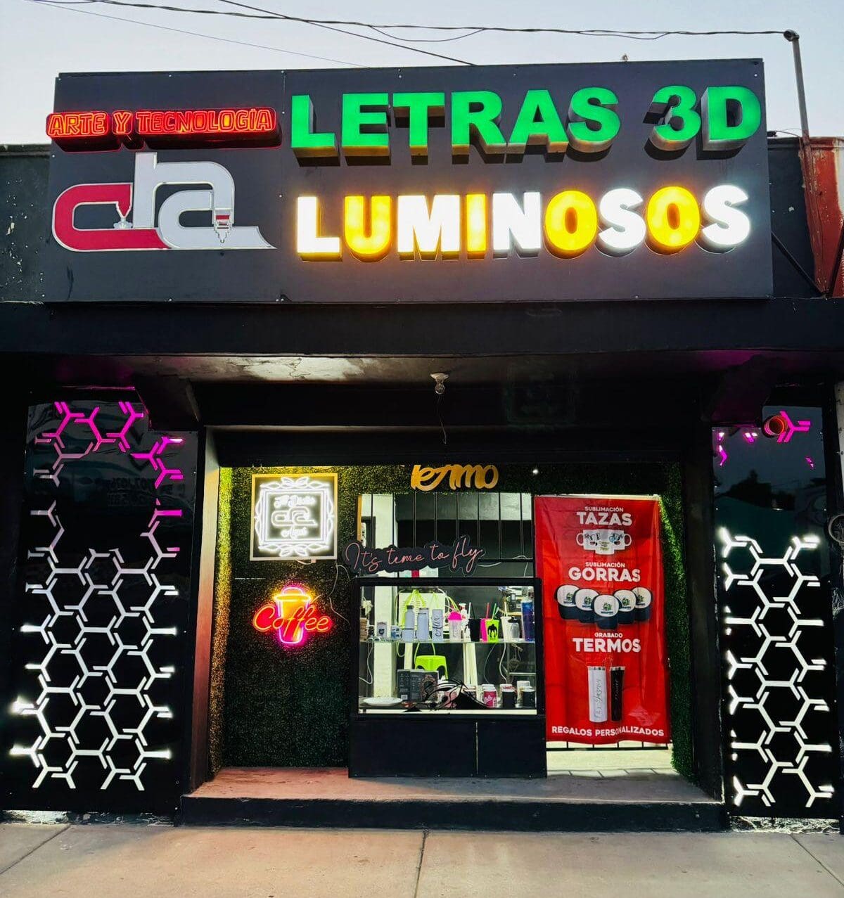 Letreros luminosos personalizados | Antgraphics México